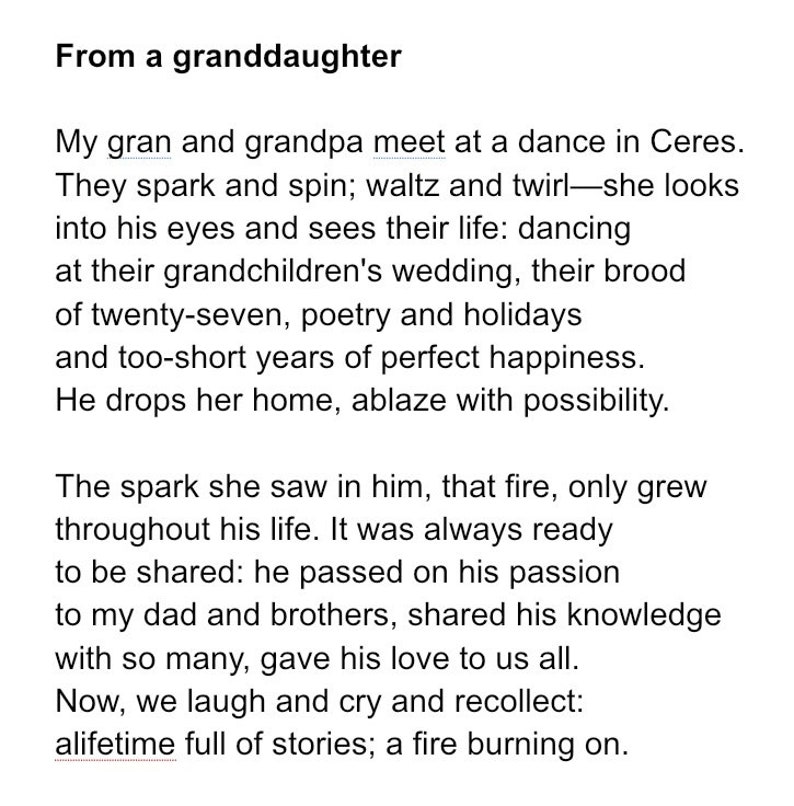 Unique Personalised Poem for Weddings, Christmas, Breakups, New Parents ...