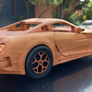 Ferrari Car 599 GTO Toy Model Wooden Gift Handcrafted From Beech Wood ...