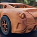 Ferrari Car 599 GTO Toy Model Wooden Gift Handcrafted From Beech Wood ...