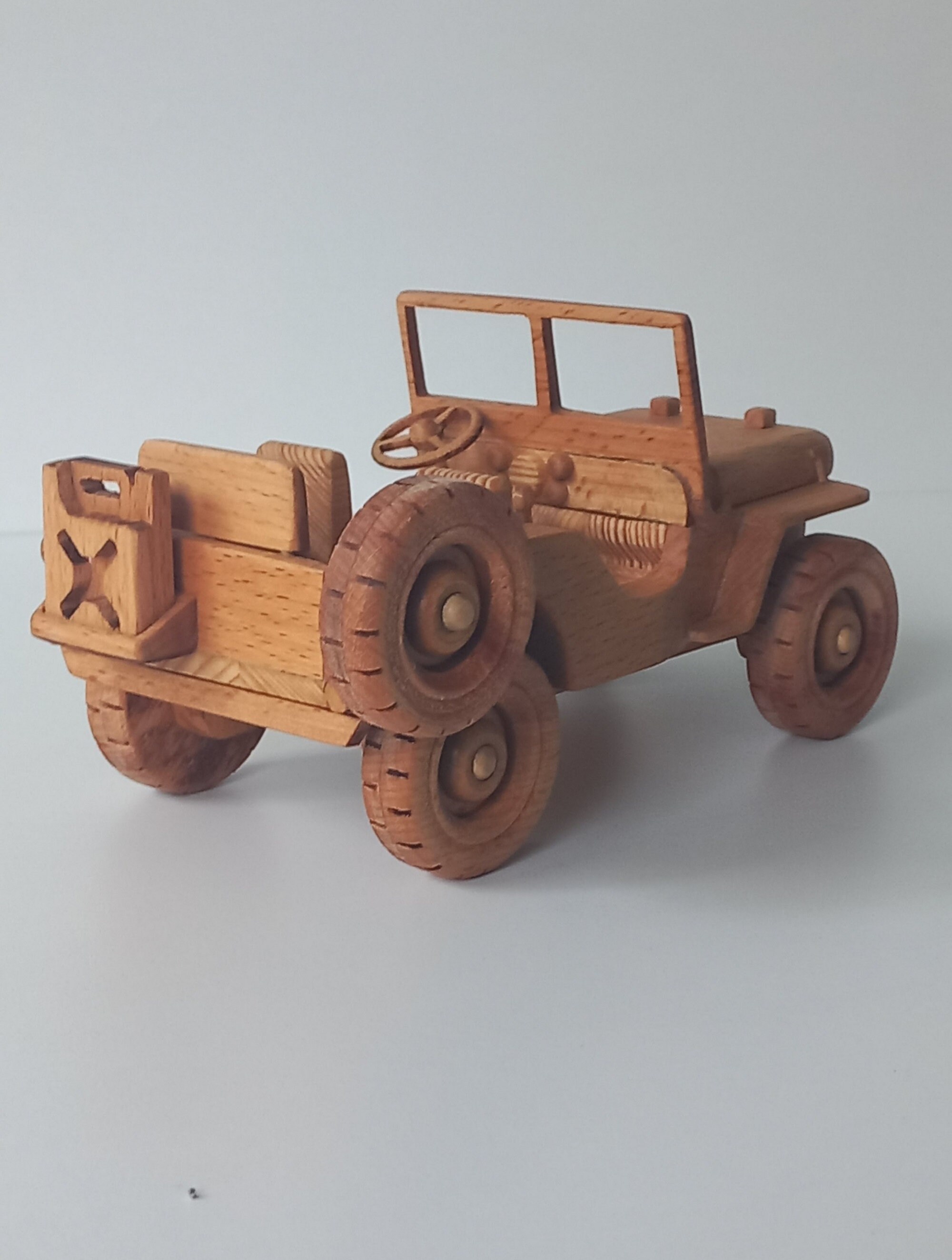 Handmade Wooden CJ-2A Jeep Model: Rustic Vintage Car Decor - Etsy