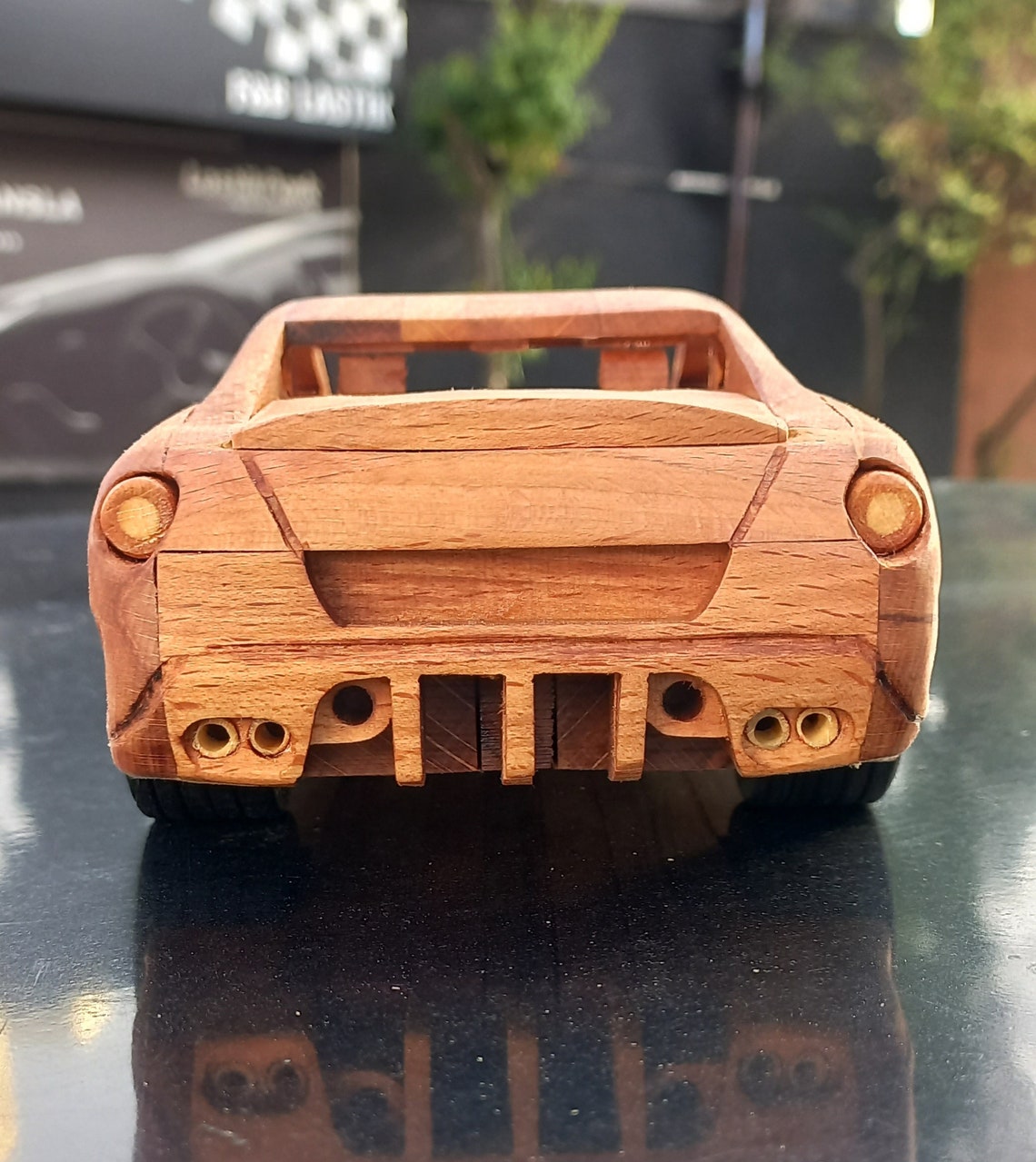 Ferrari Car 599 GTO Toy Model Wooden Gift Handcrafted From Beech Wood ...