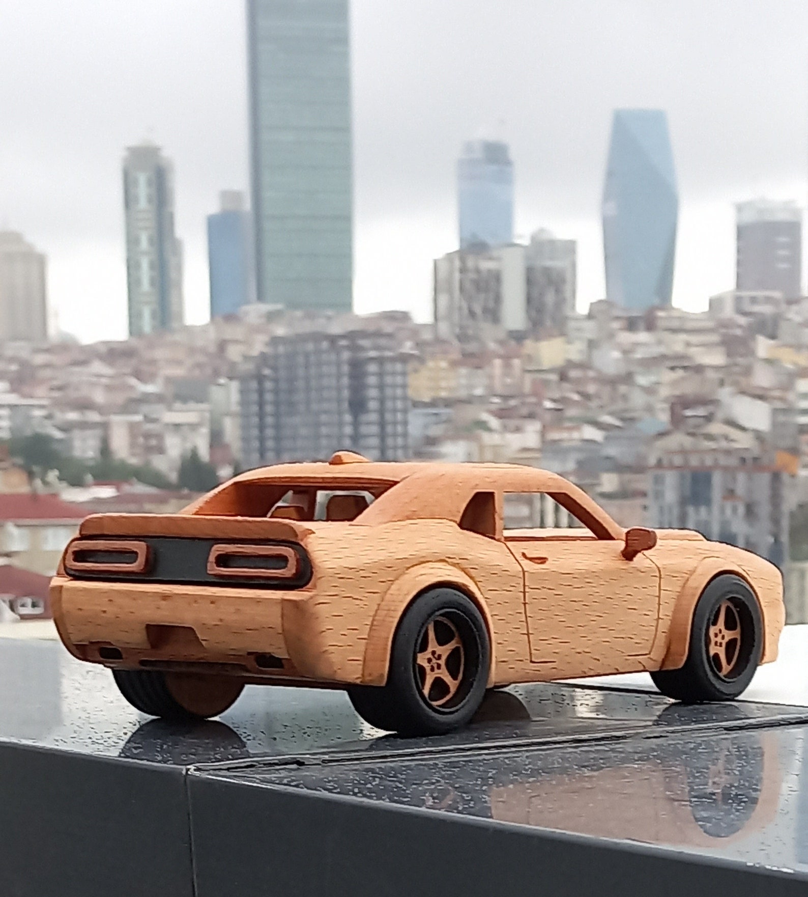 Handmade Wooden Challenger Demon Car – Rustic Muscle Car Collectible - Etsy