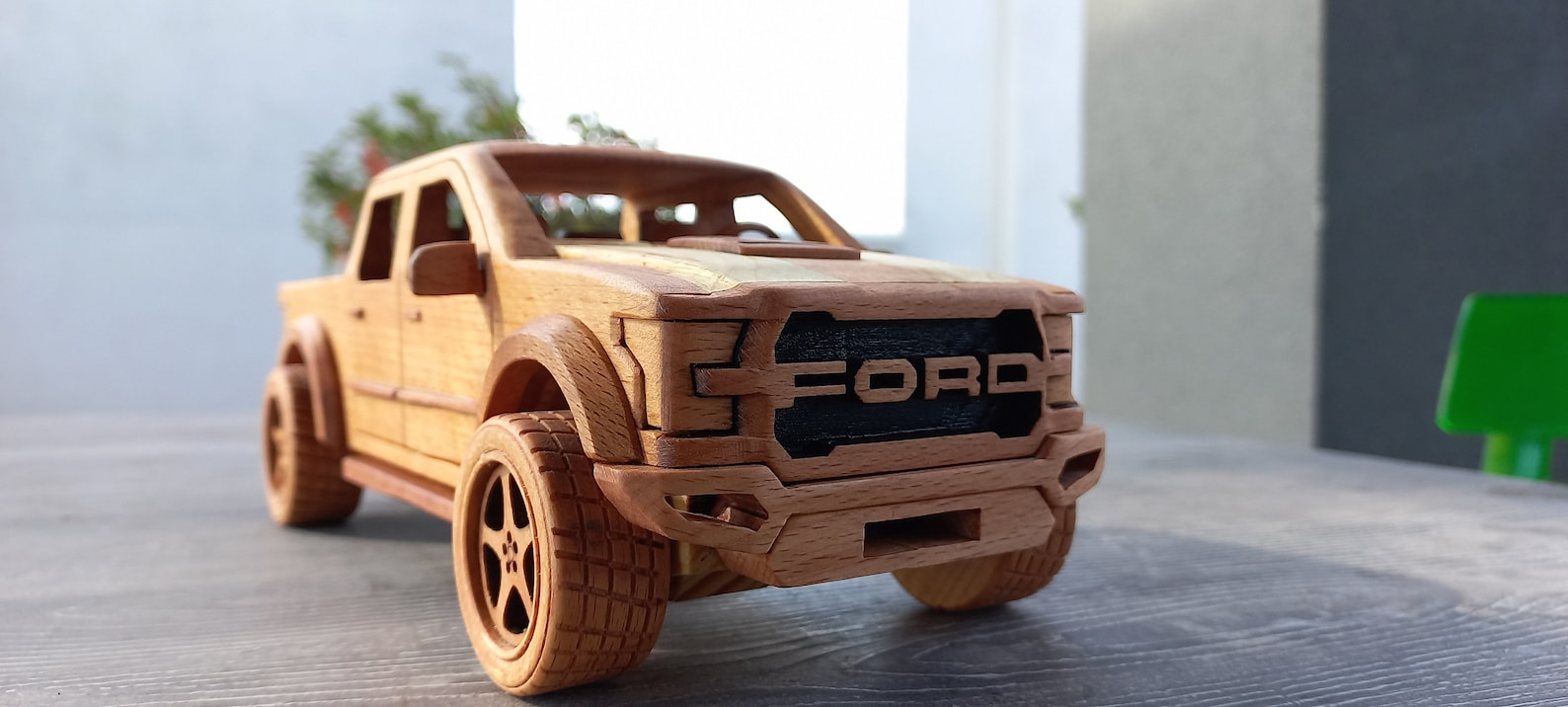 Handmade Wooden Ford F150 Raptor Model: Rustic Truck Decor - Etsy