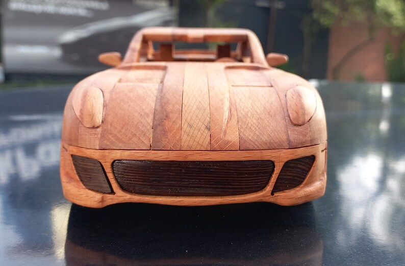 Ferrari Car 599 GTO Toy Model Wooden Gift Handcrafted From Beech Wood ...