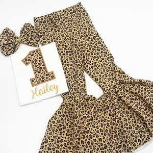 Girls Birthday Cheetah Birthday Outfit Set / Wild Theme | Etsy