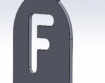 F-bomb Bottle Opener Dxf File, Digital Download, Plasma Cutter File ...