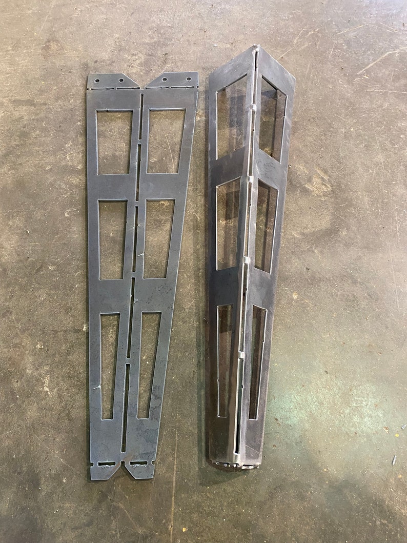 Metal Coffee Table Leg DXF File for CNC Laser Plasma Cutting, Metal ...