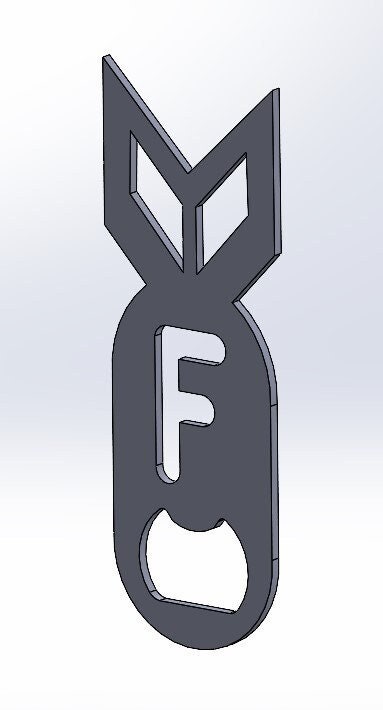 Bottle Opener - F Bomb CNC PLASMA FILE (dxf) - Etsy Australia