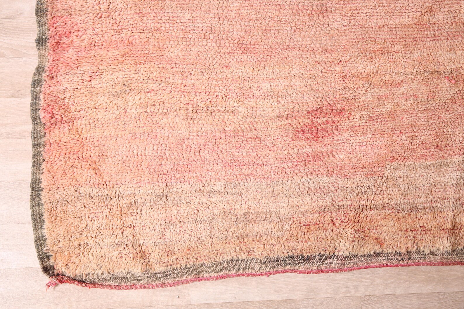 Vintage Moroccan Rug, Red Boujaad Rug, Monochrome Rug, 8x10 Ft - Etsy