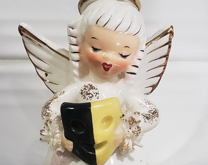 Vintage Napco October Angel Angel Of The Month October Birthday