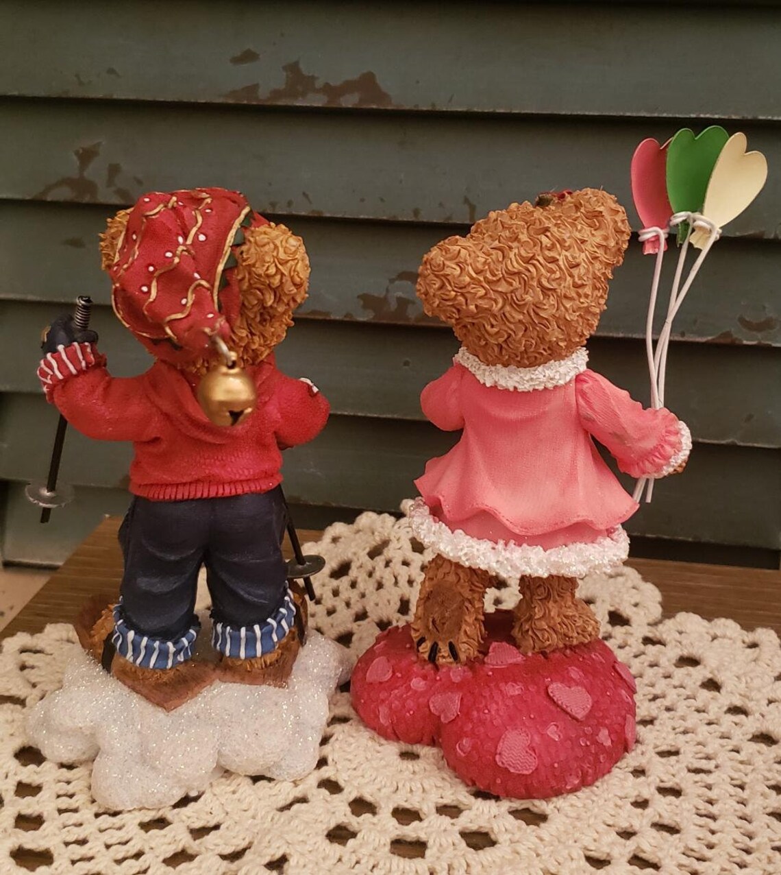 Kuddles Korner Figures, Bear Figurines, Collectable Figures, January ...