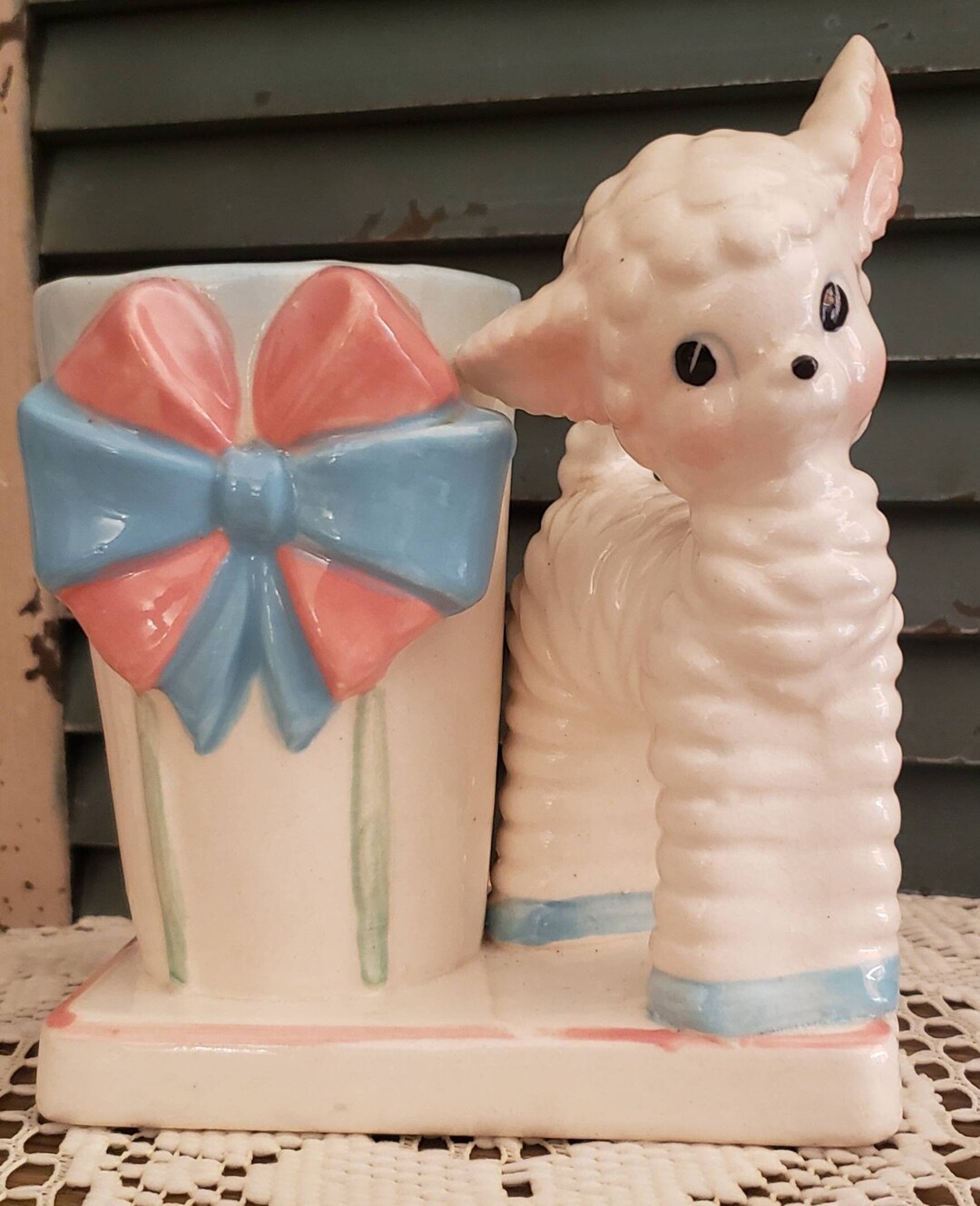 Vintage Lamb Planter RARE, Napco Planter, Easter Vase, Vintage Lamb - Etsy