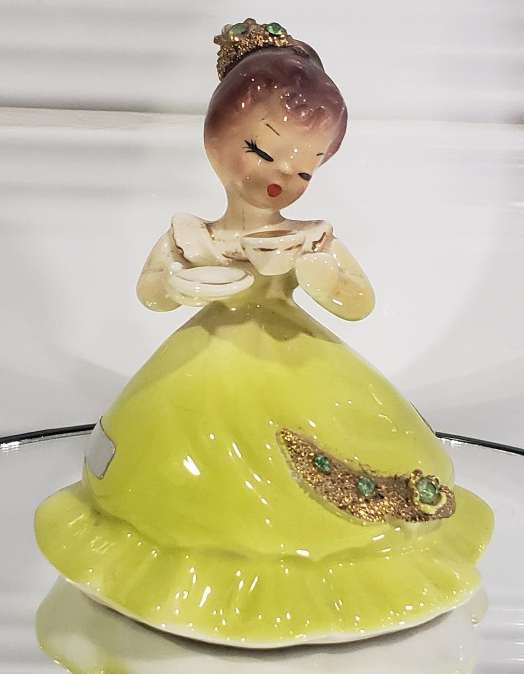 Vintage Early Josef Tea Time Lady, Josef Collectables, Josef Tilt Head ...