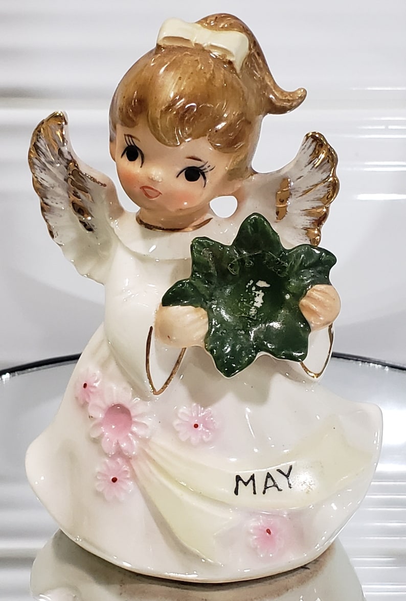 Vintage Lefton May Angel, Angel of the Month, Birthday Angel, Vintage ...