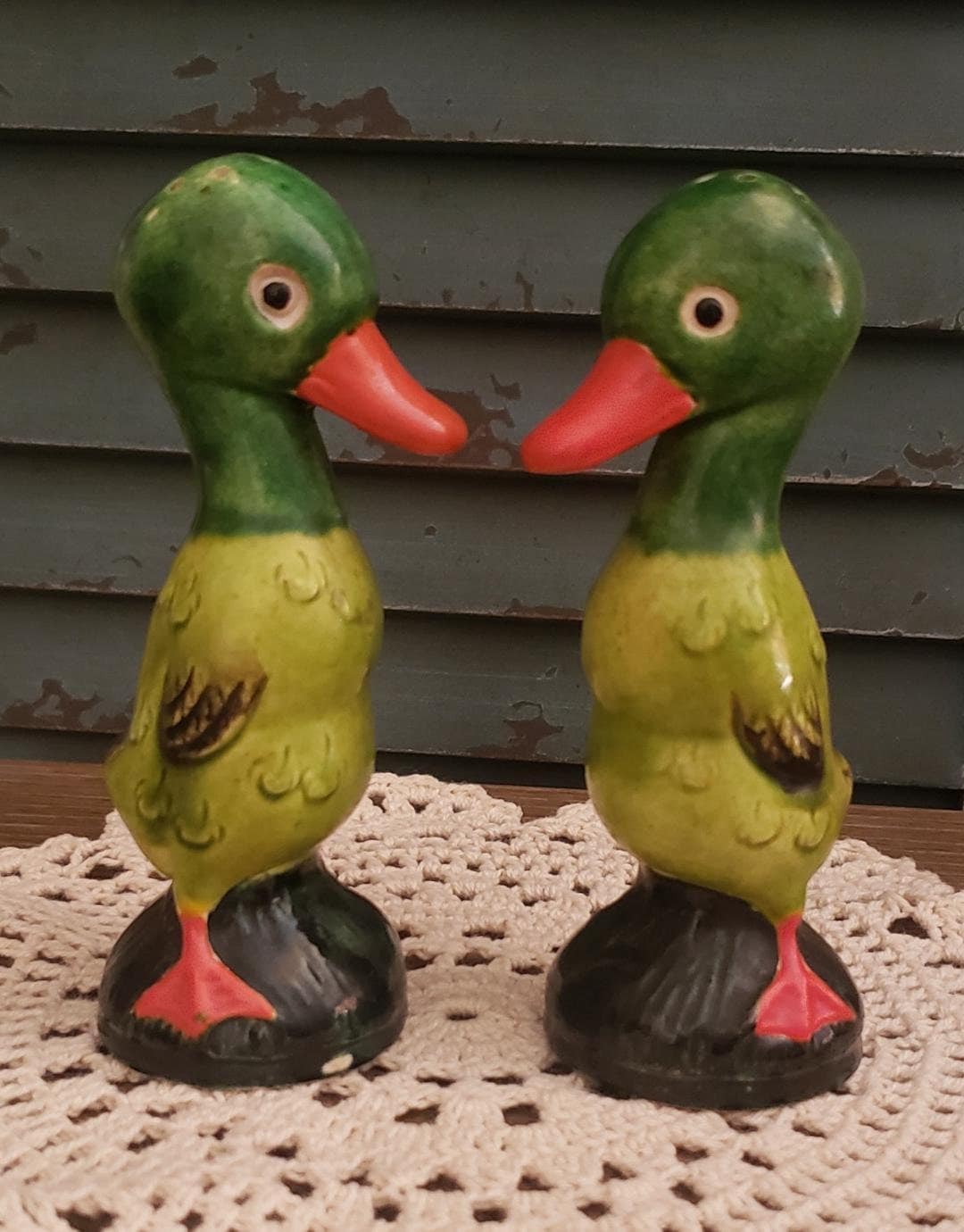 Vintage Salt and Pepper Set Duck Salt and Pepper Set Vintage - Etsy