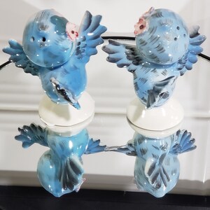 Vintage Lefton Bluebird Rhinestone Eyed Shaker Set, Bluebird Shaker Set ...