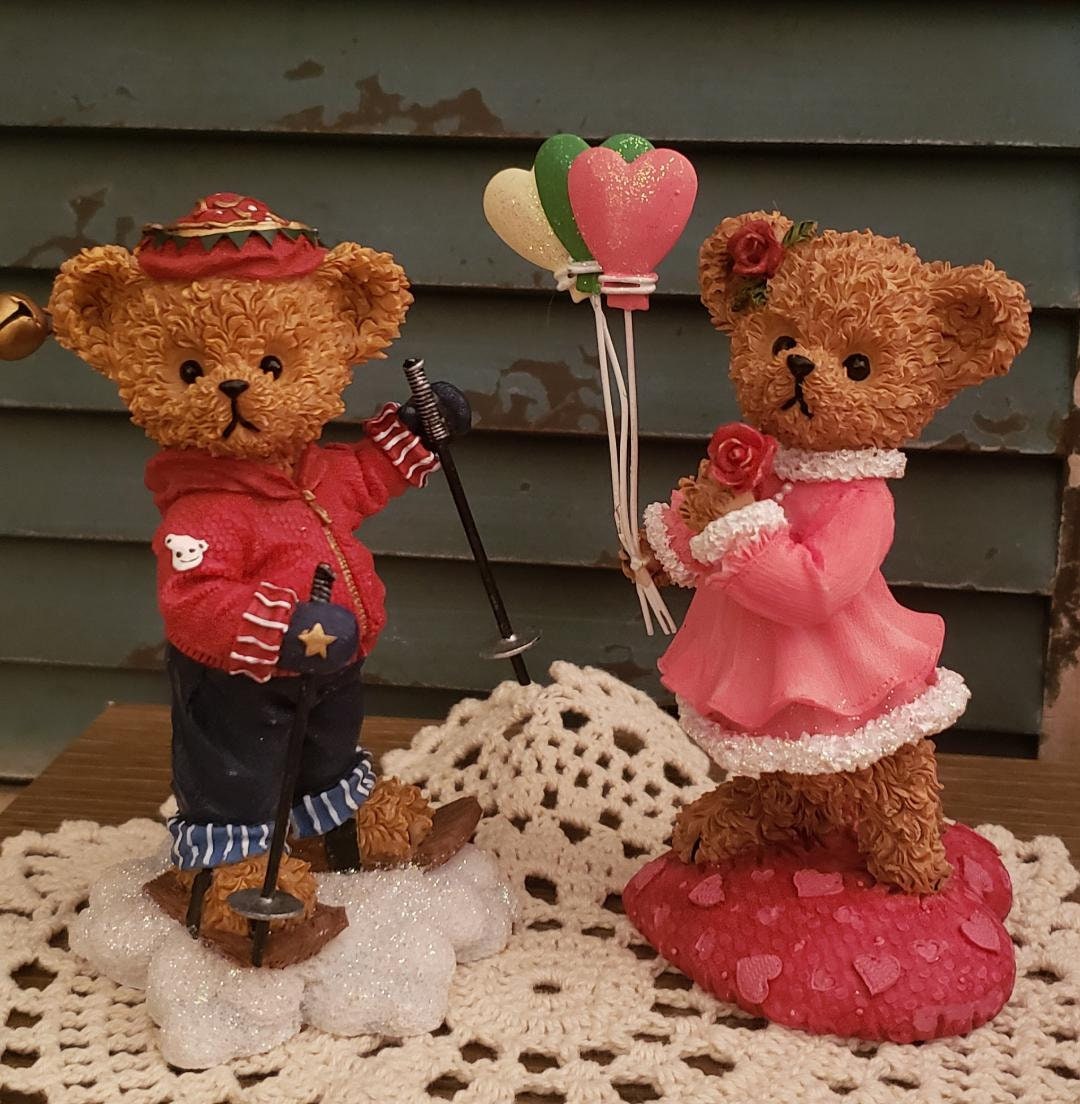 Kuddles Korner Figures, Bear Figurines, Collectable Figures, January ...