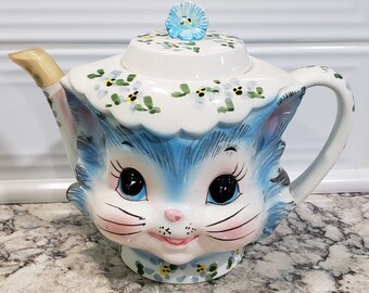 Miss Priss Vintage Lefton Teapot - Etsy