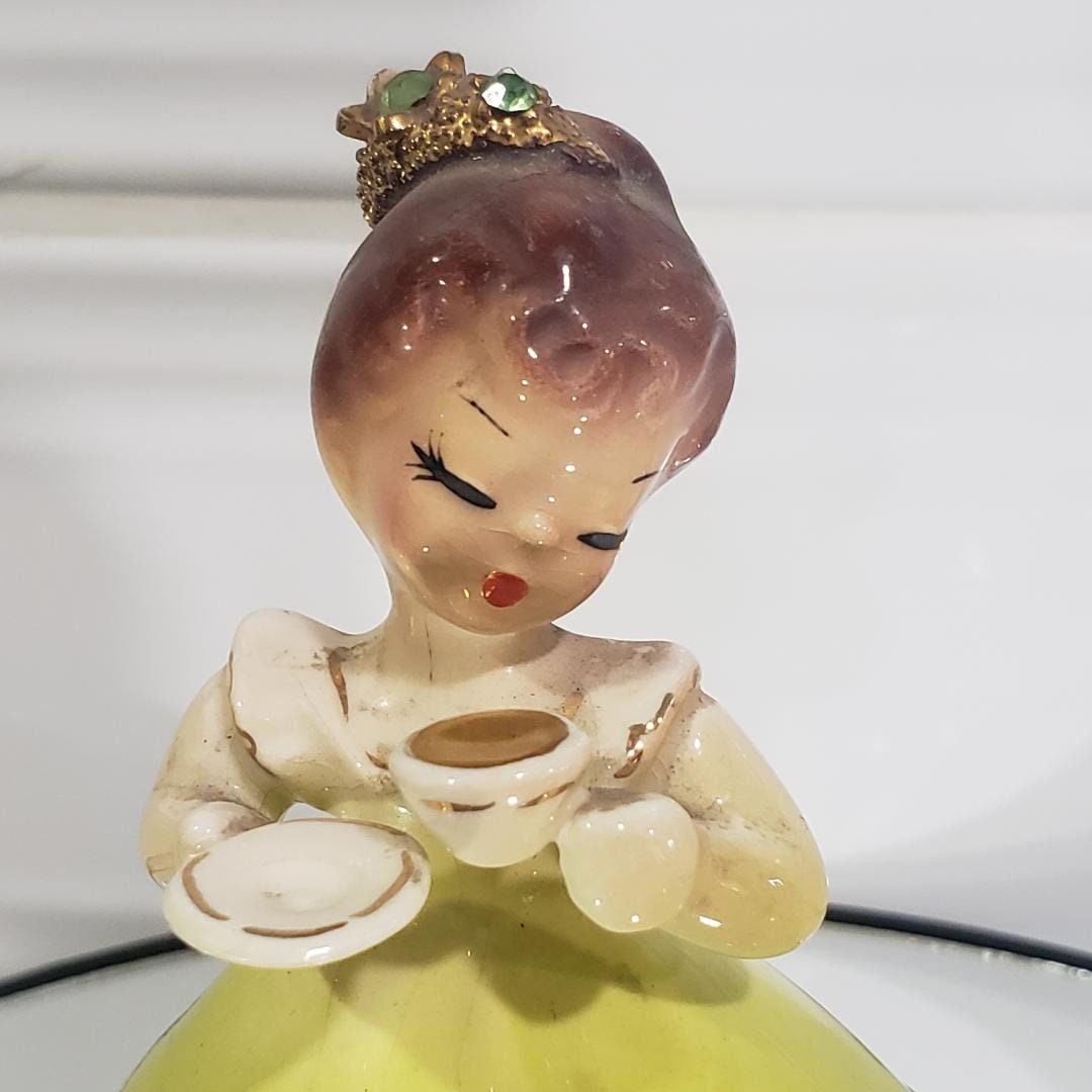 Vintage Early Josef Tea Time Lady, Josef Collectables, Josef Tilt Head ...