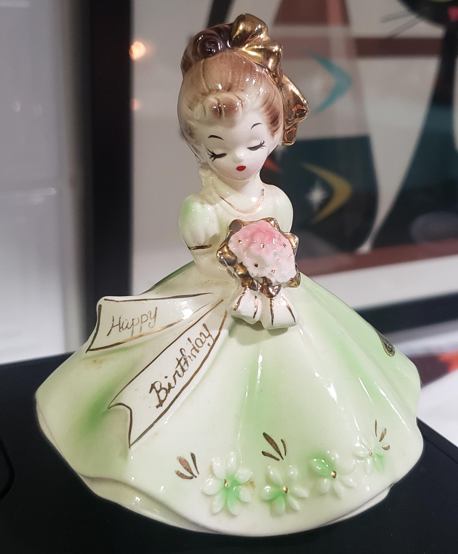 Vintage Josef Original Happy Birthday Figure, Birthday Cake Topper ...