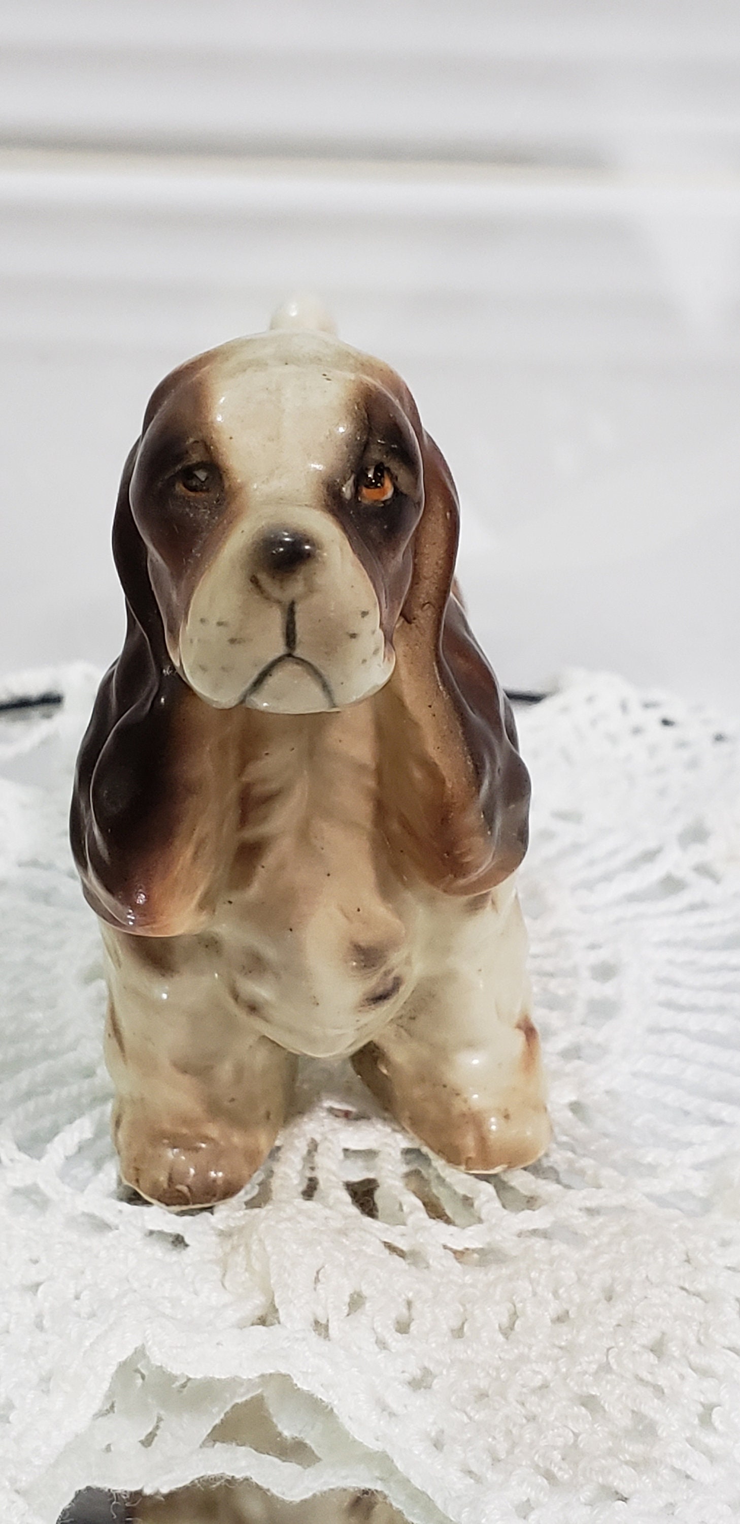 Vintage Relco Cocker Spaniel, Vintage Dog Figurine, Tiered Tray Decor ...