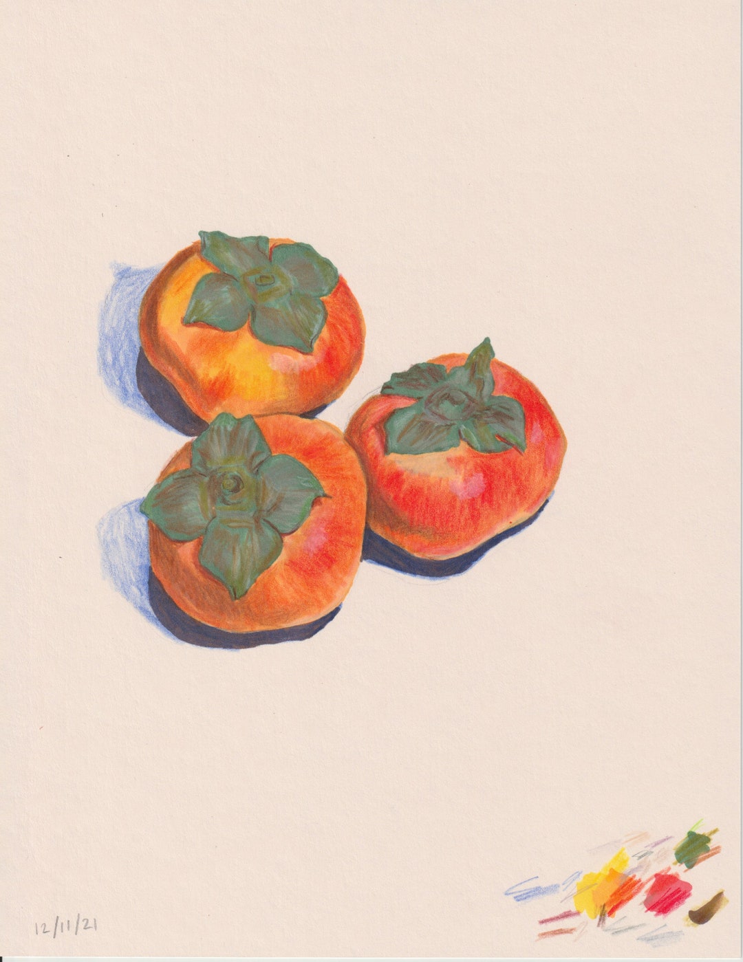 Persimmons - Print - Etsy