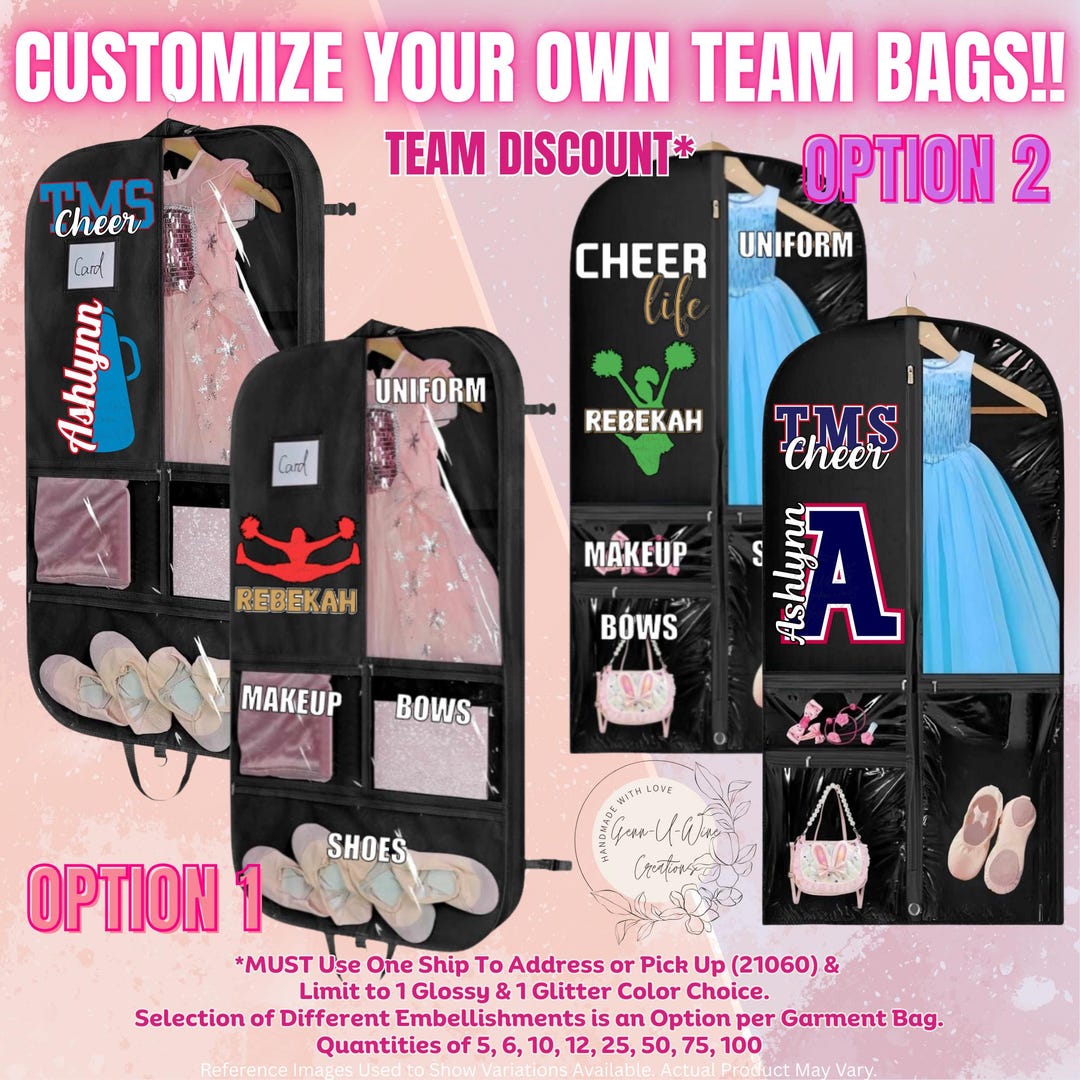 Garment Bag - Cheer Garment Bag - Custom Cheer Garment Bag Bag - Custom ...