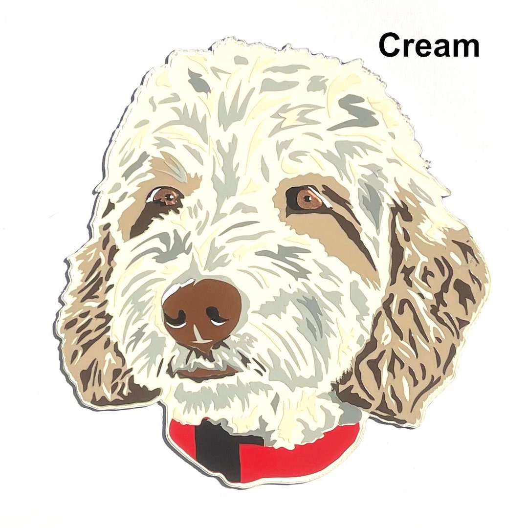 Labradoodle Magnet, Labradoodle Sticker, Labradoodle Decal, Dog Magnet ...