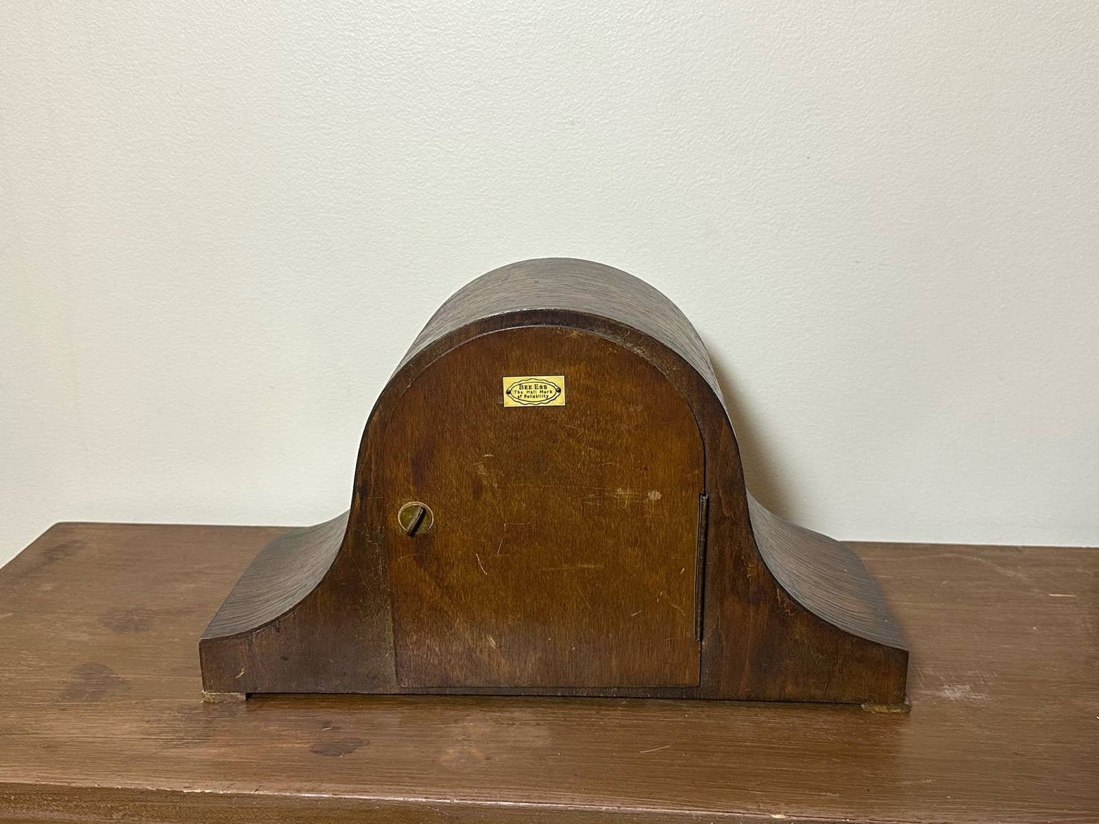 Bee Ess Vintage Wind up Mantle Clock With Key - Etsy
