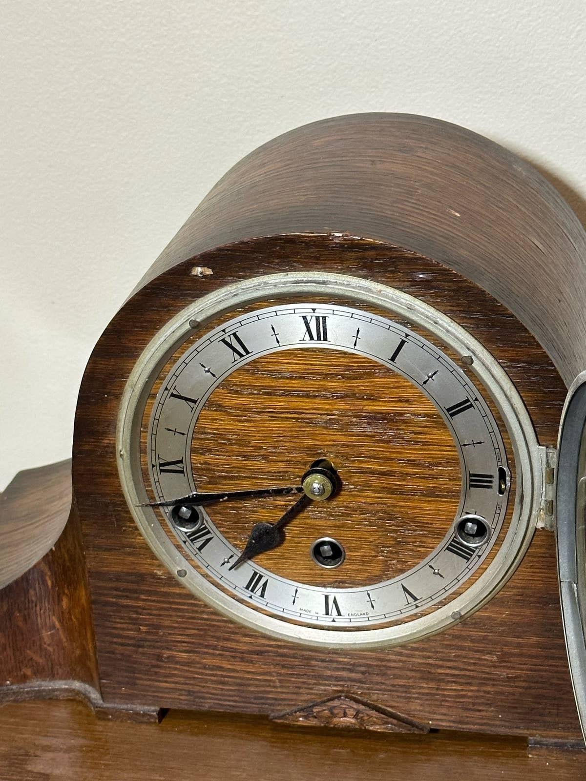 Bee Ess Vintage Wind up Mantle Clock With Key - Etsy