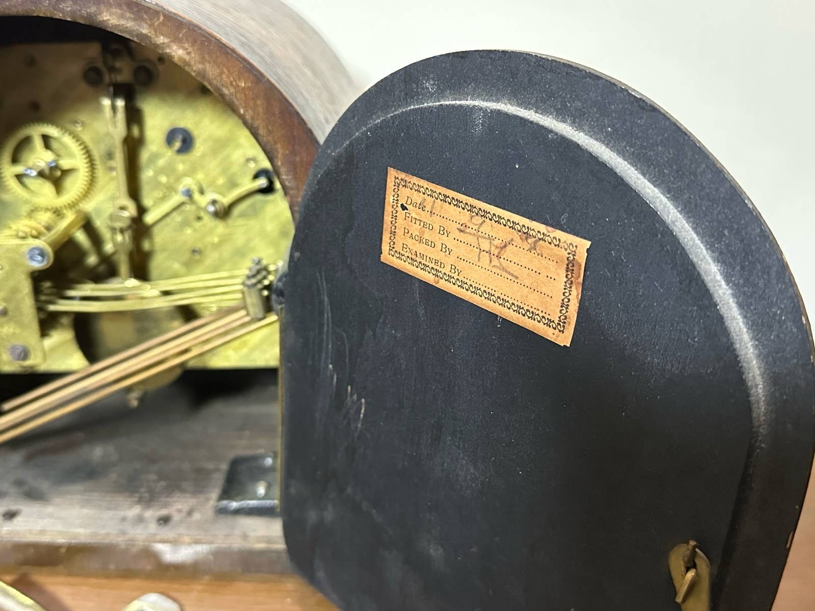 Bee Ess Vintage Wind up Mantle Clock With Key - Etsy