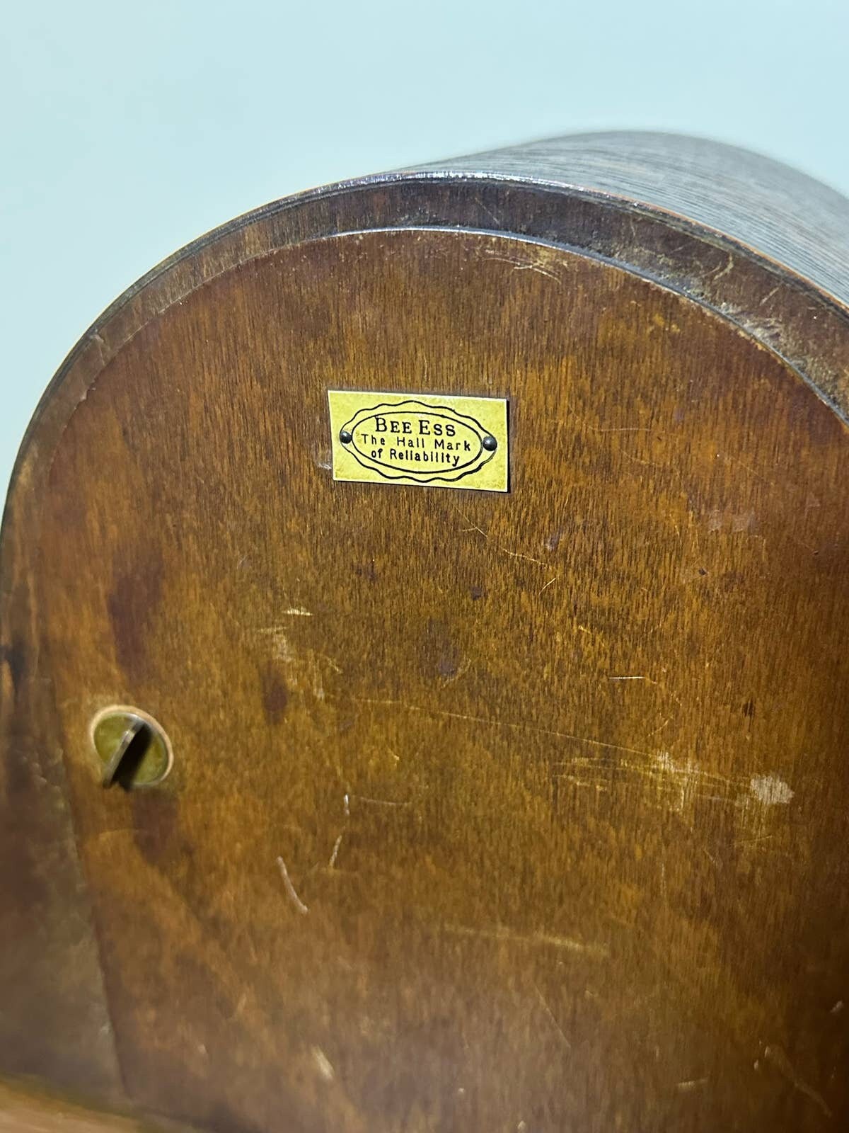 Bee Ess Vintage Wind up Mantle Clock With Key - Etsy