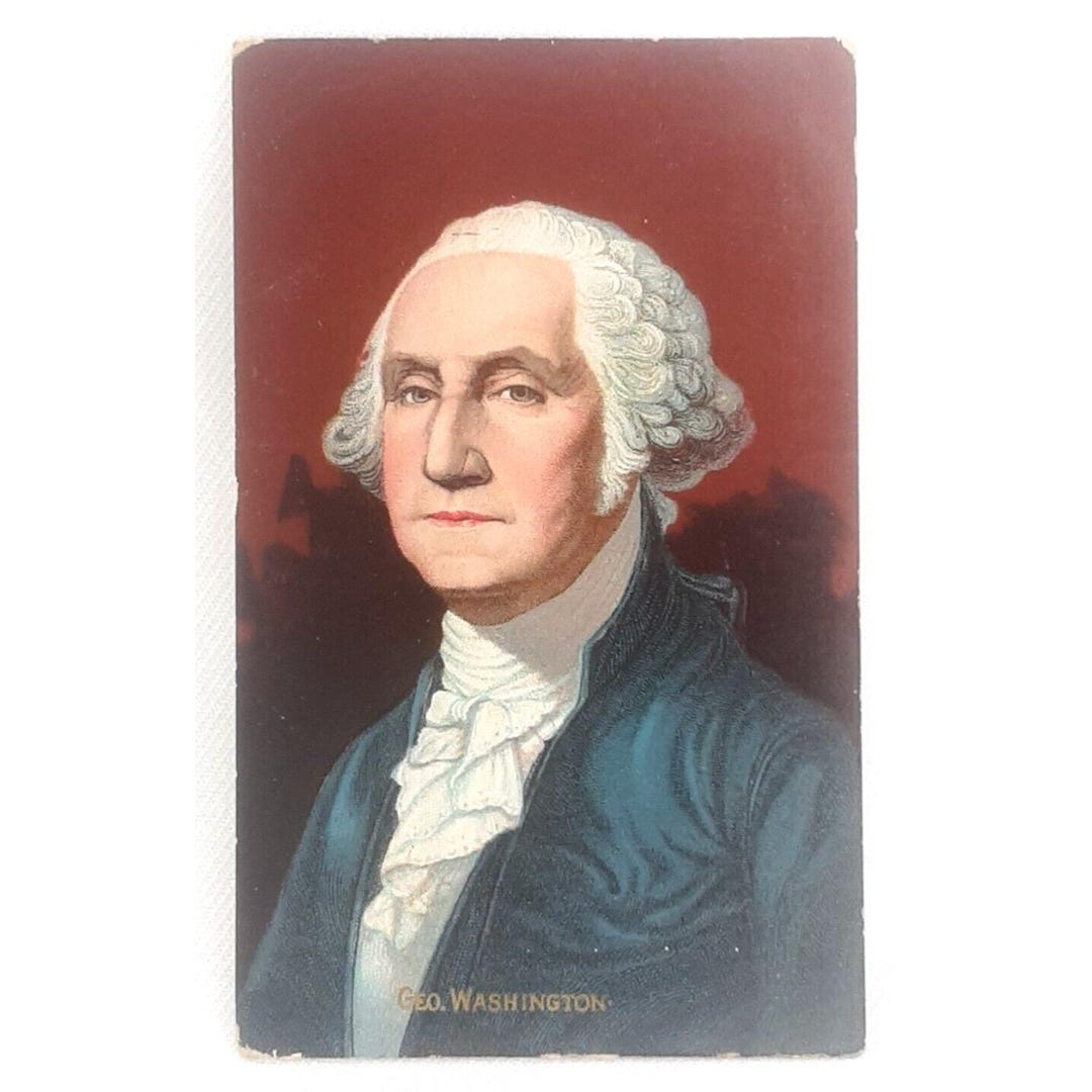 George Washington Post Card Robbins Brothers Embossed Portrait - Etsy
