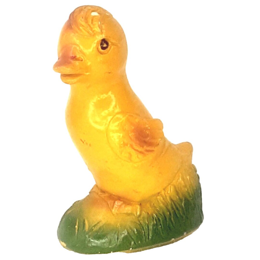 MCM Easter Yellow Chalkware Duck 1950s Holiday Decor - Etsy