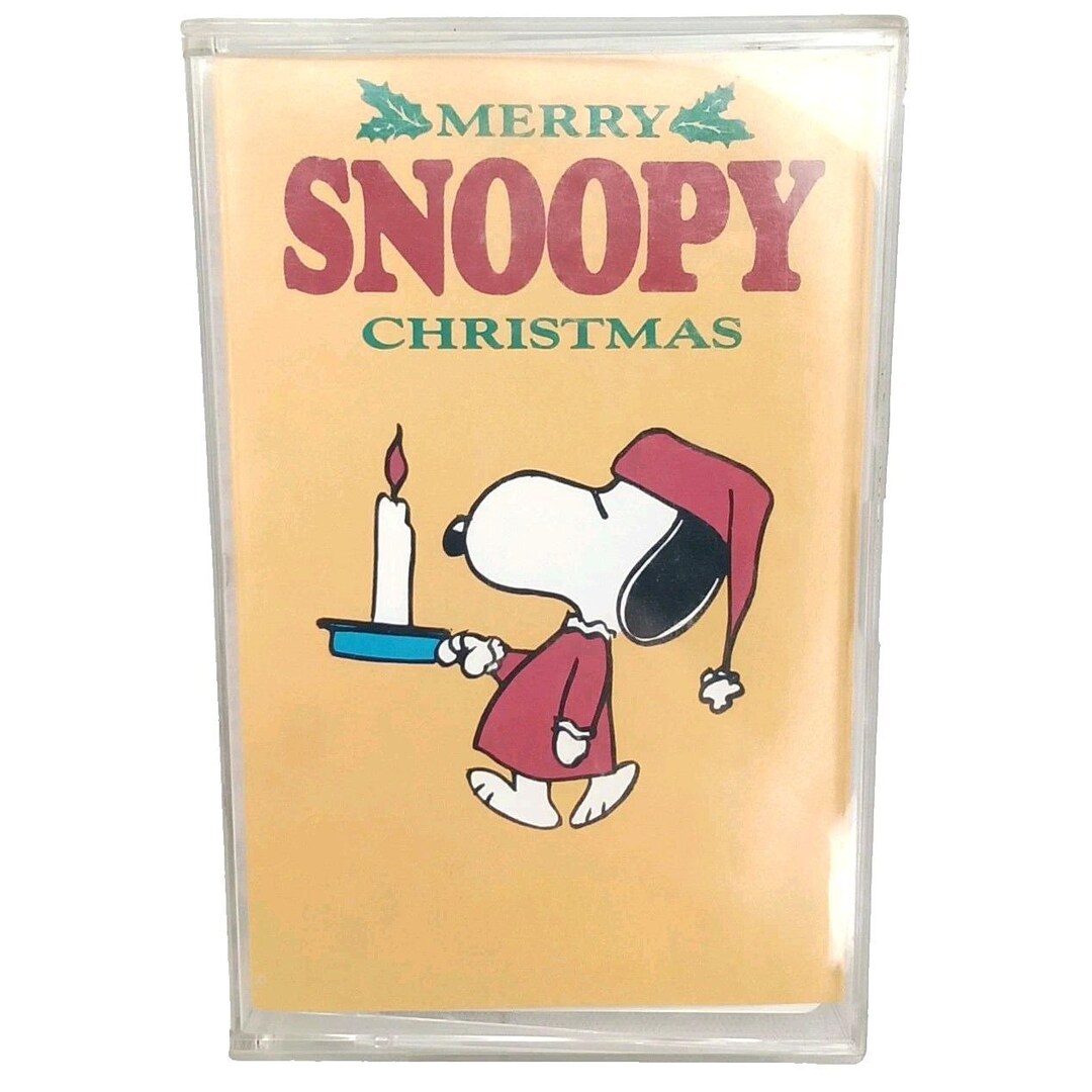 Vintage Cassette Tape the Peanuts Gang Merry Christmas Snoopy 1980s - Etsy