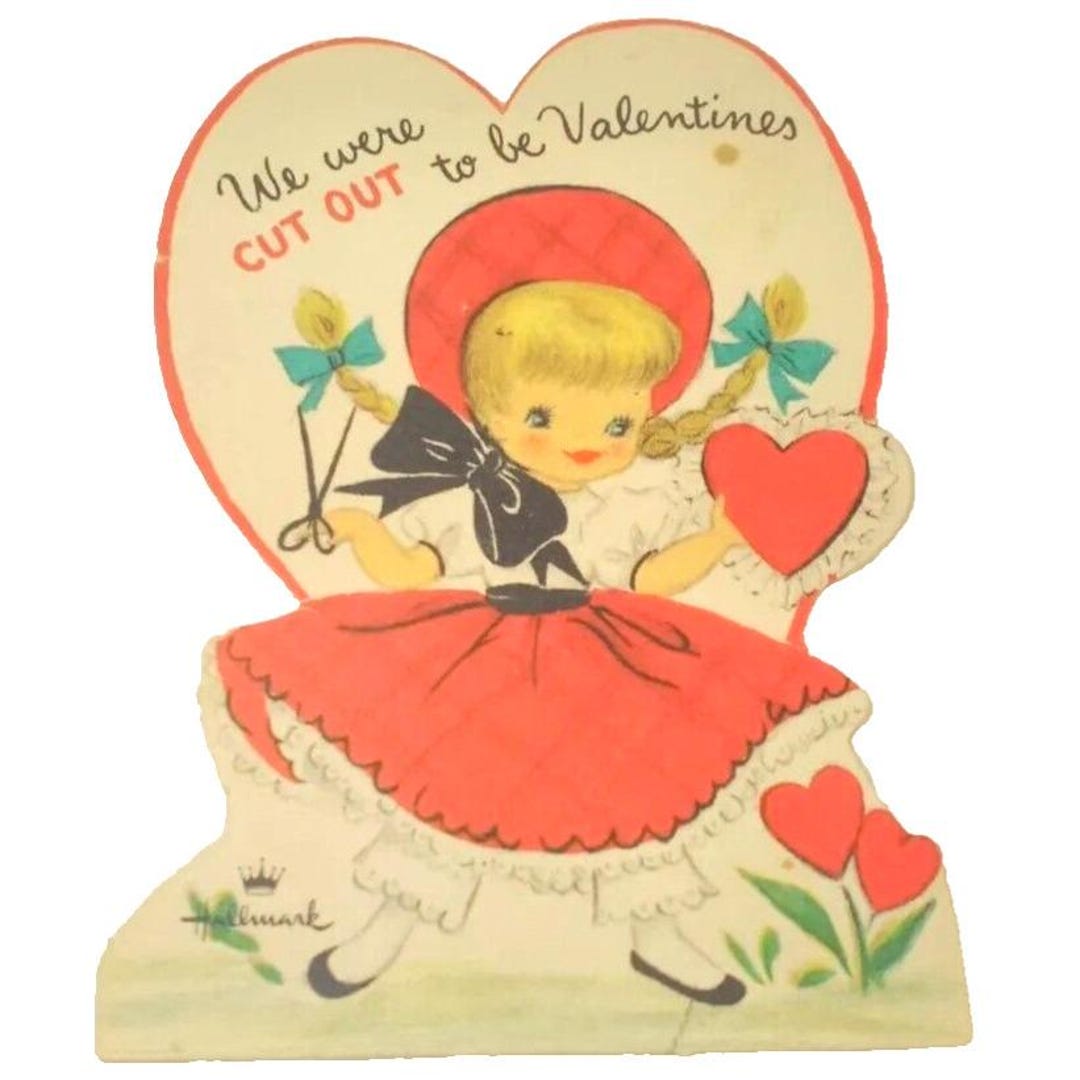 MCM Valentine Hallmark Word Play Scissors We Were Cut Out to Be ...