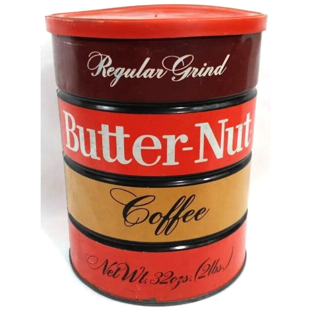 Butter Nut Coffee Coca Cola Company Original Tin & Lid 1960s ...