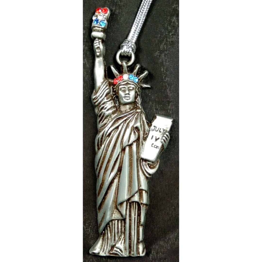 Vintage Christmas Ornament Statue of Liberty Gloria Duchin Made in USA ...