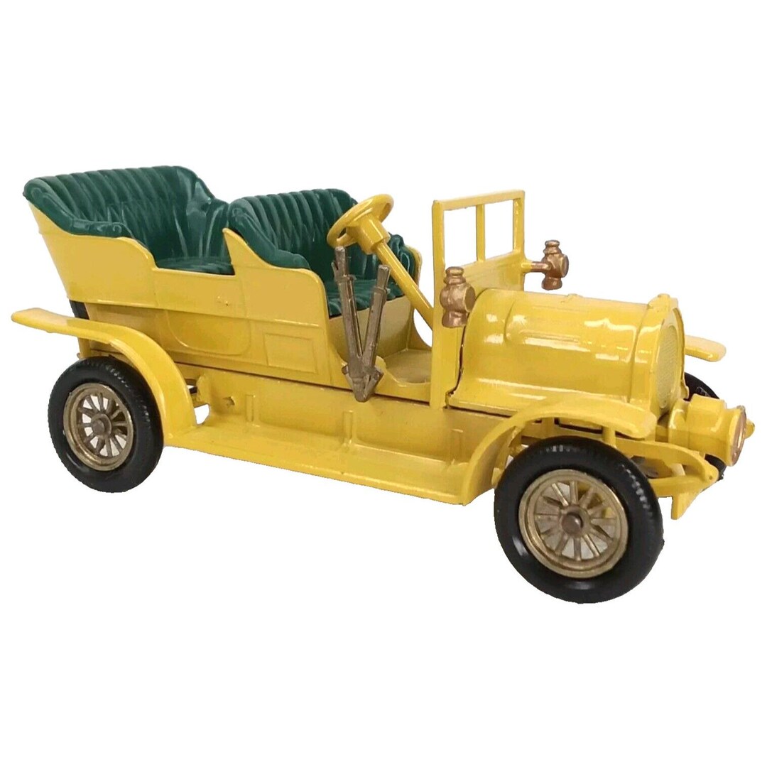 MCM Matchbox Lesney Models of Yesteryear 1904 Spyker Yellow Die-cast ...