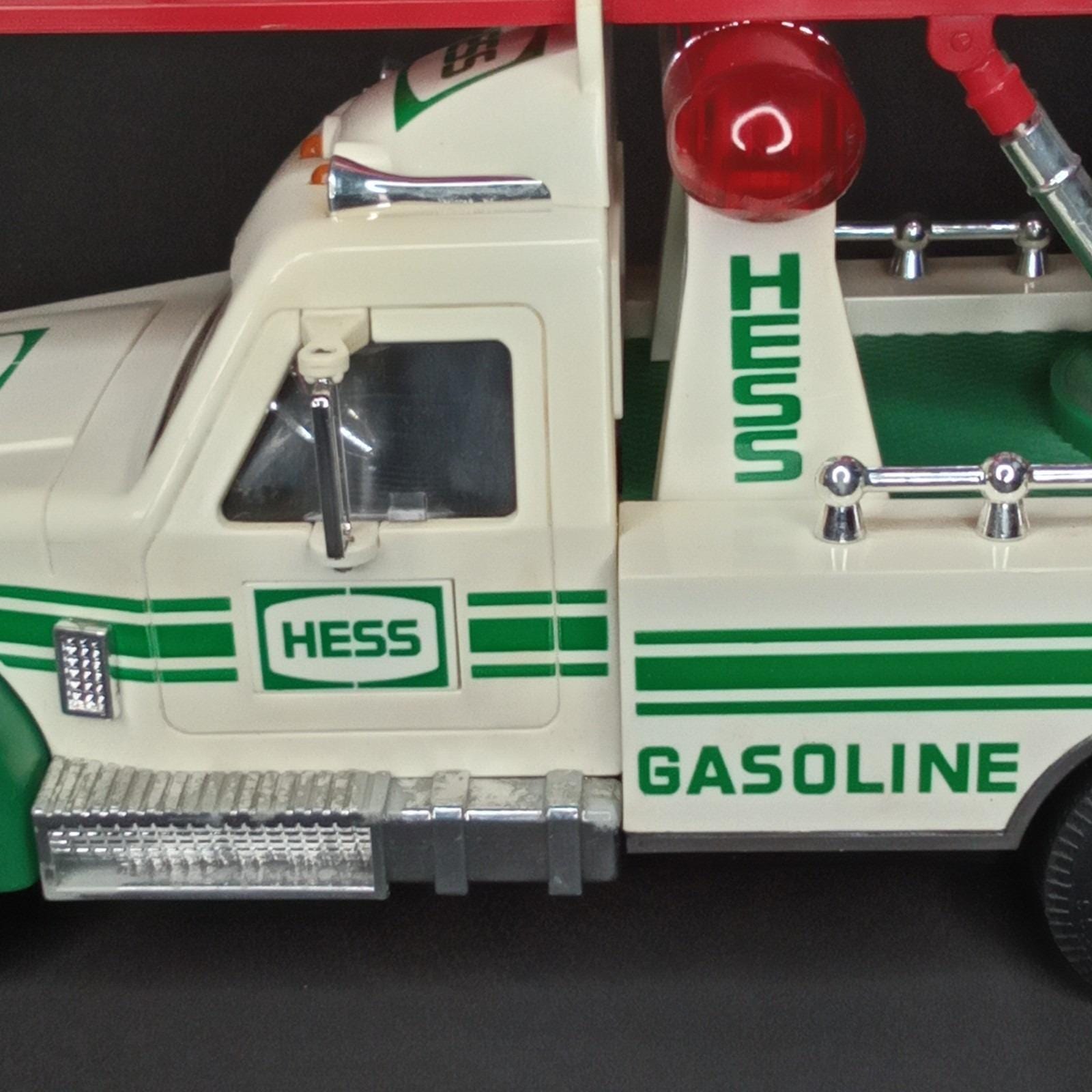 Vintage Fire Rescue Truck With Original Box Battery Operated Amerada ...