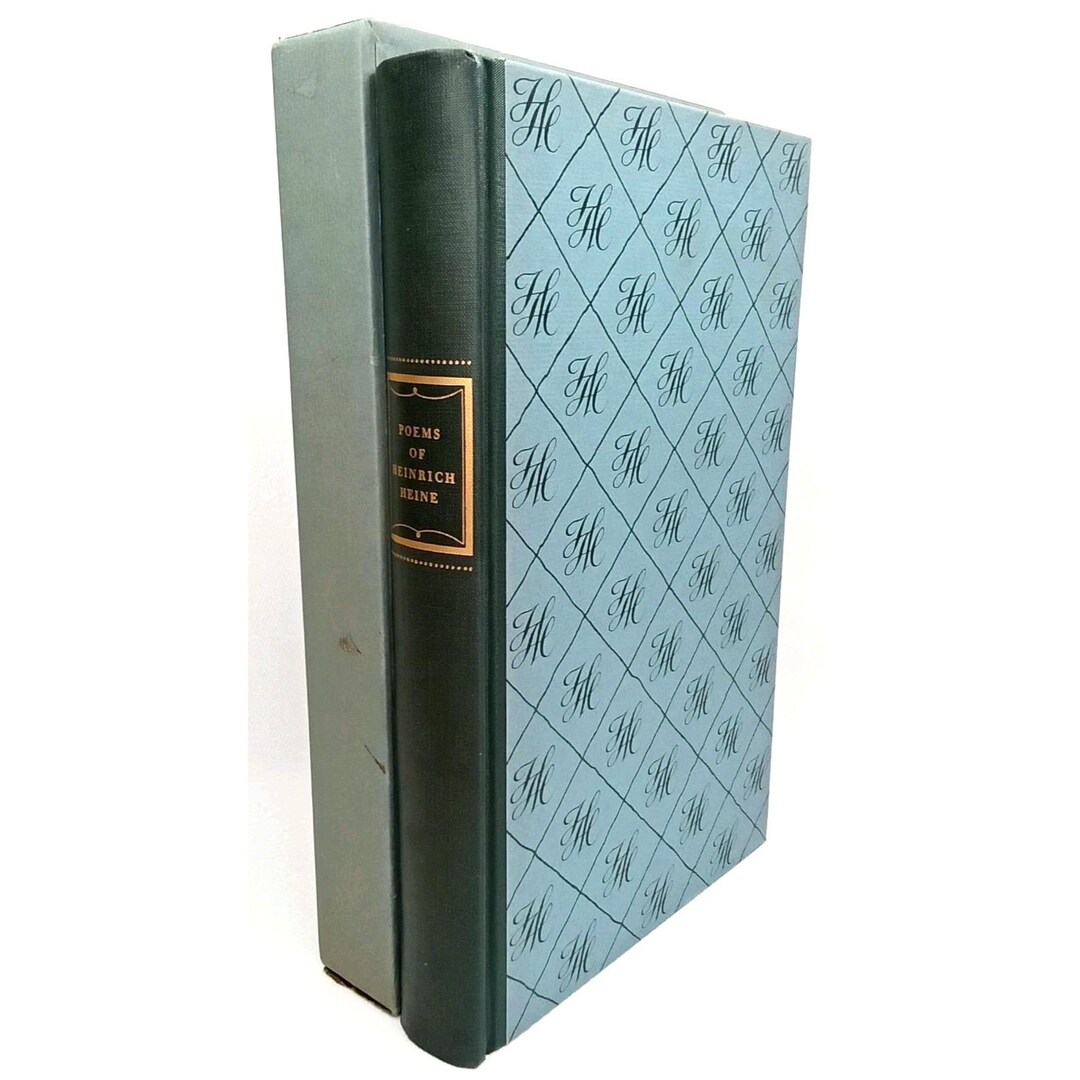 MCM Hardcover Book & Slipcase Poems of Heinrich Heine Heritage Press ...