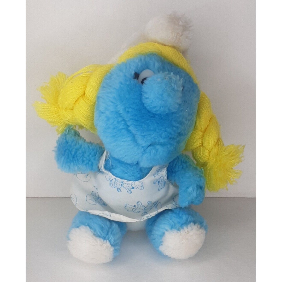 The Smurfs Wallace Berrie Peyo Smurfette Plush Doll 1983 - Etsy