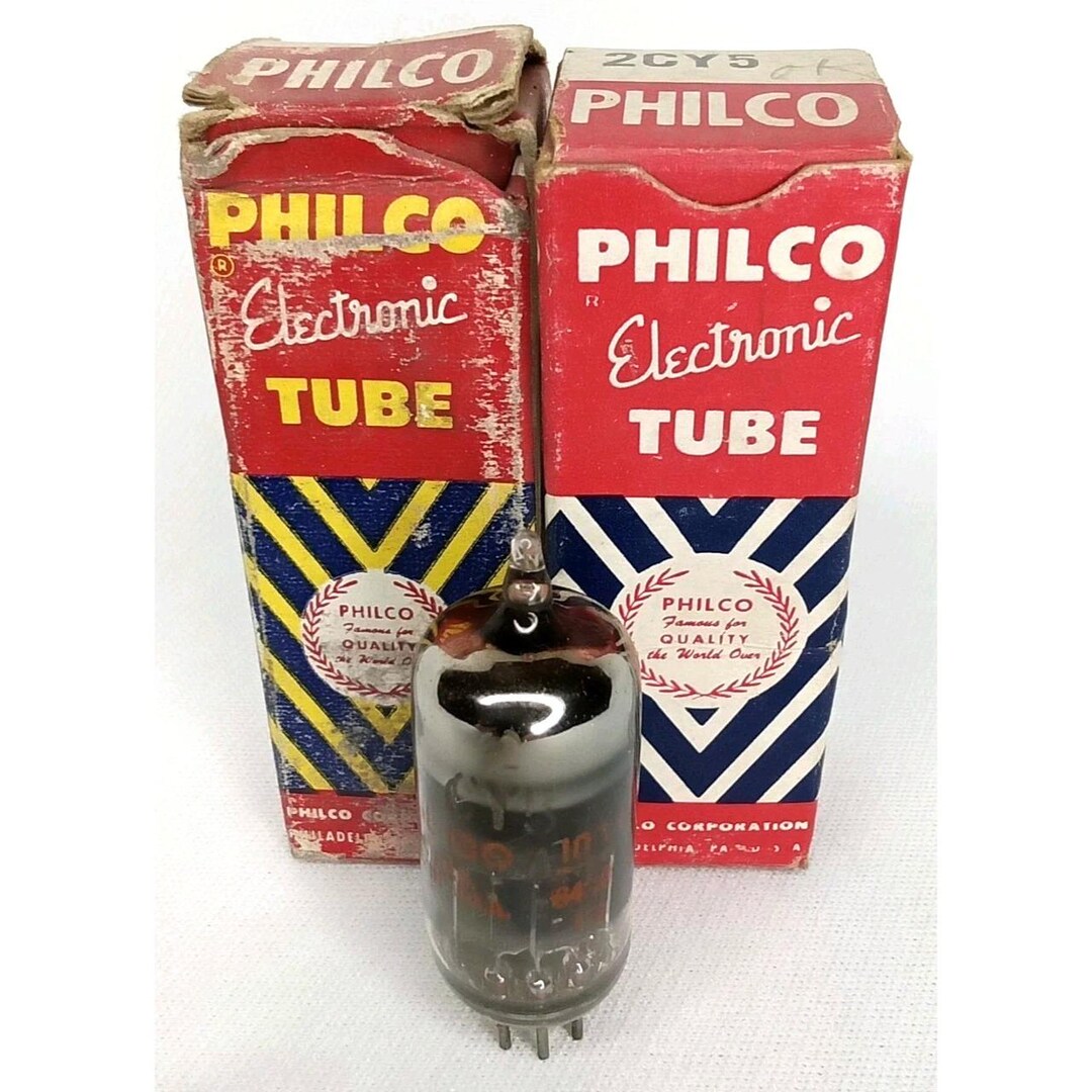 Vintage Philco Electronic Tube 2CY5, NOS NIB, 1950s - Set of 2 - Etsy