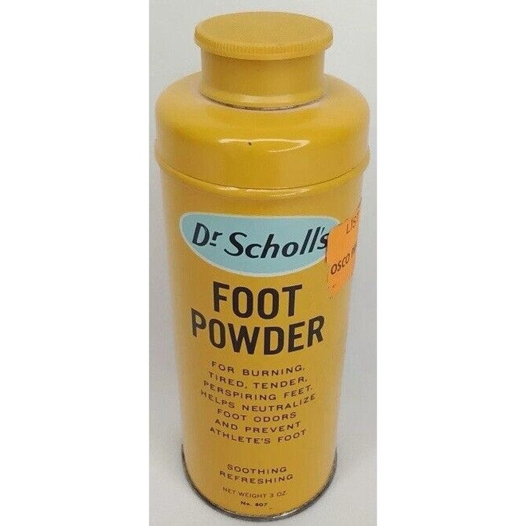 Dr Scholl's Foot Powder Original Tin 1940s Old Stock Advertisement Rare ...