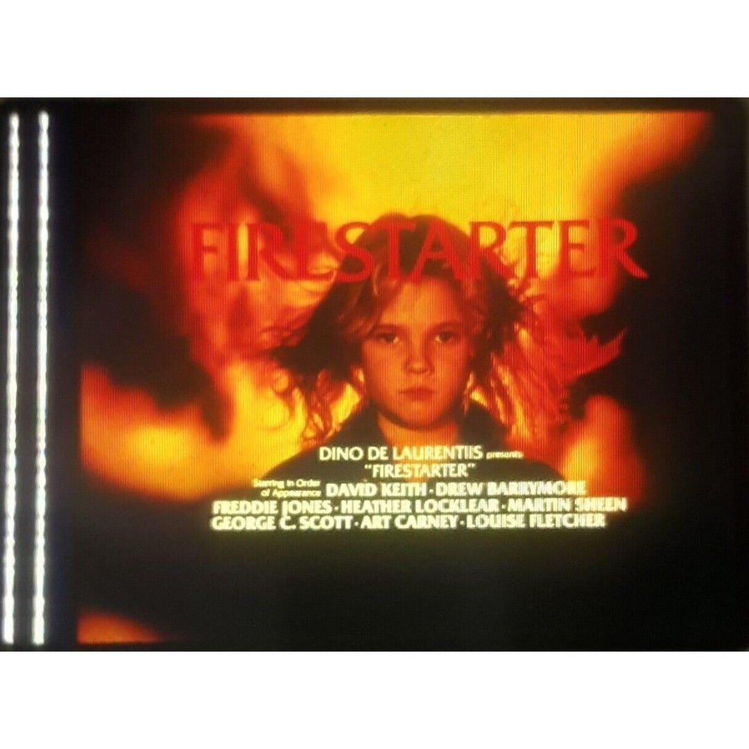 Firestarter 1984 Opening Drew Barrymore 35mm Color Film Slide Movie Memorabilia - Etsy