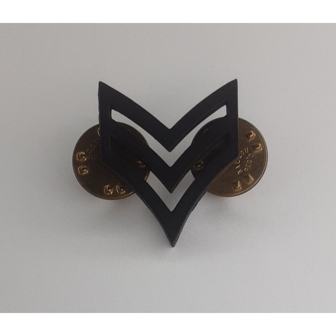 United States Army E5 Sergeant Military Rank Insignia Black - Etsy