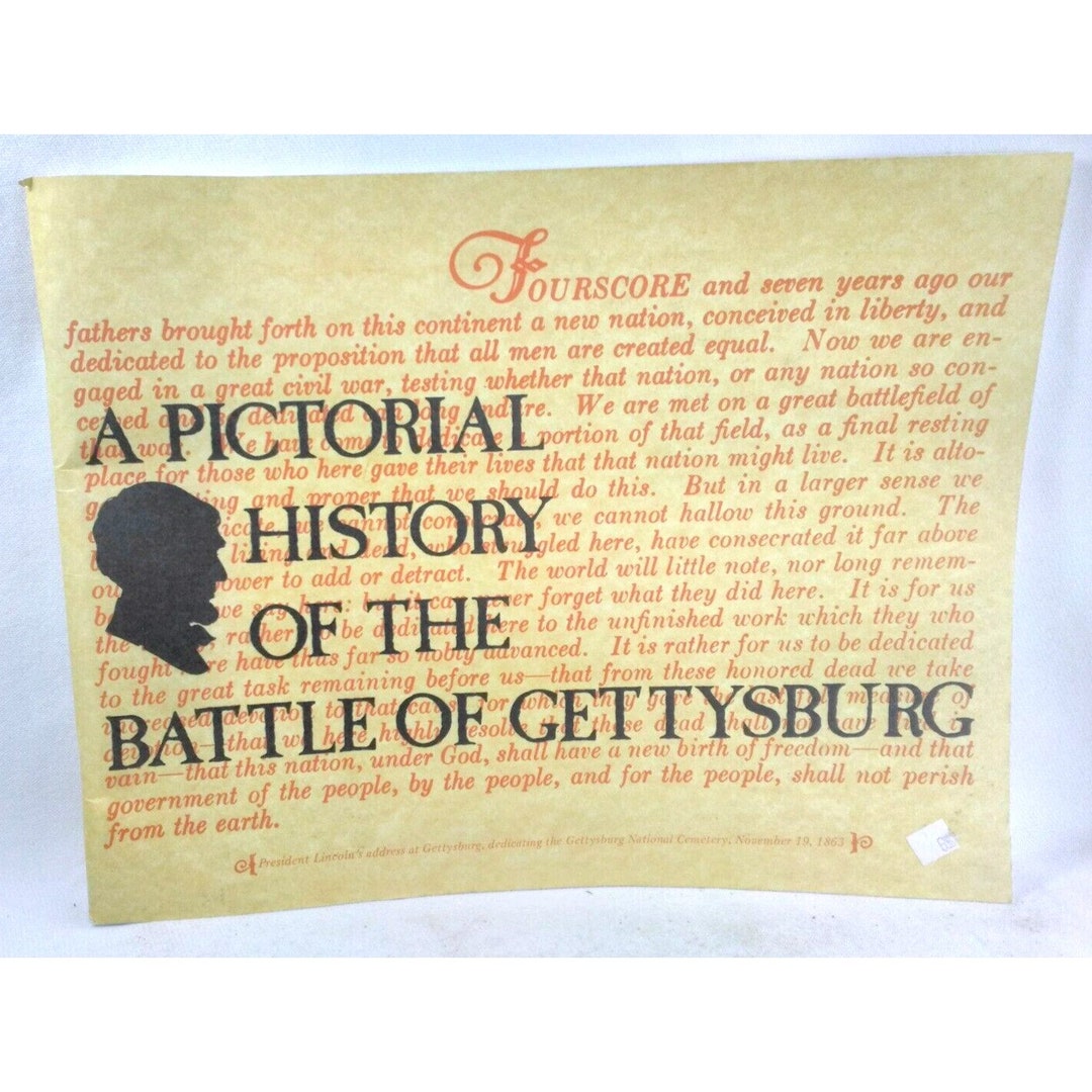 Pictoral History of the Battle of Gettysburg Paperback Book - Etsy