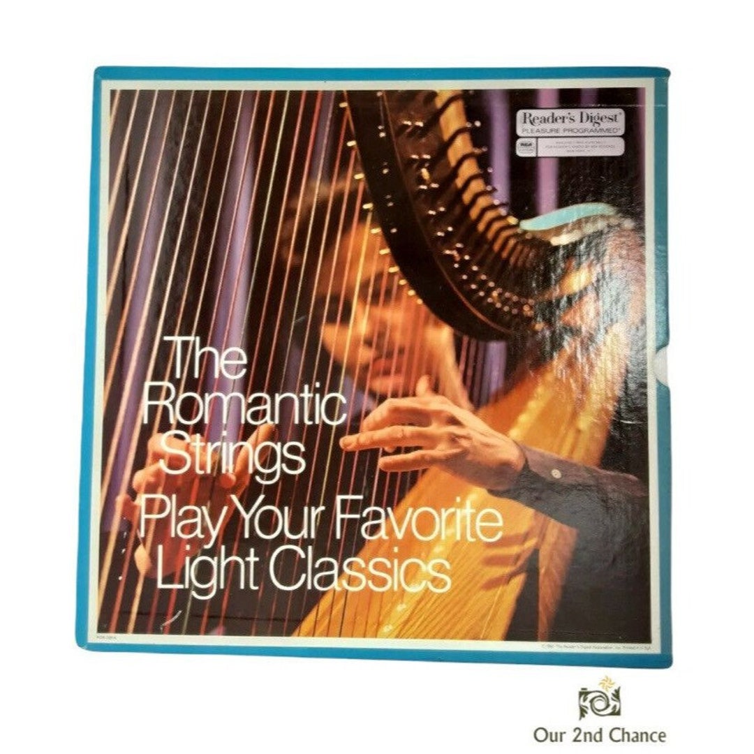Readers Digest Record the Romantic Strings Box Set Copyright 1982 - Etsy