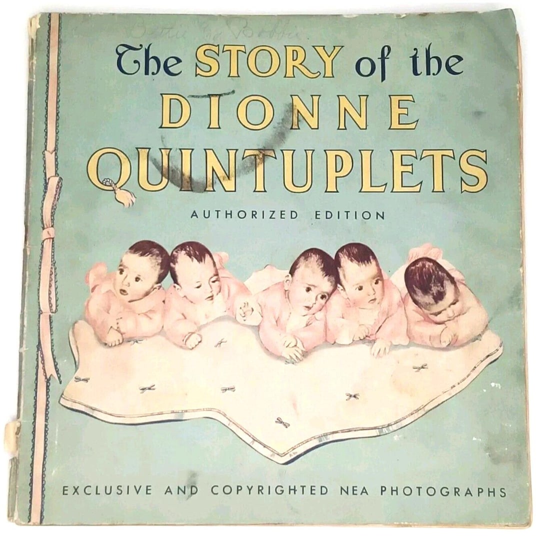 The Story of the Dionne Quintuplets Authorized Edition Whitman Publishing 1935 - Etsy