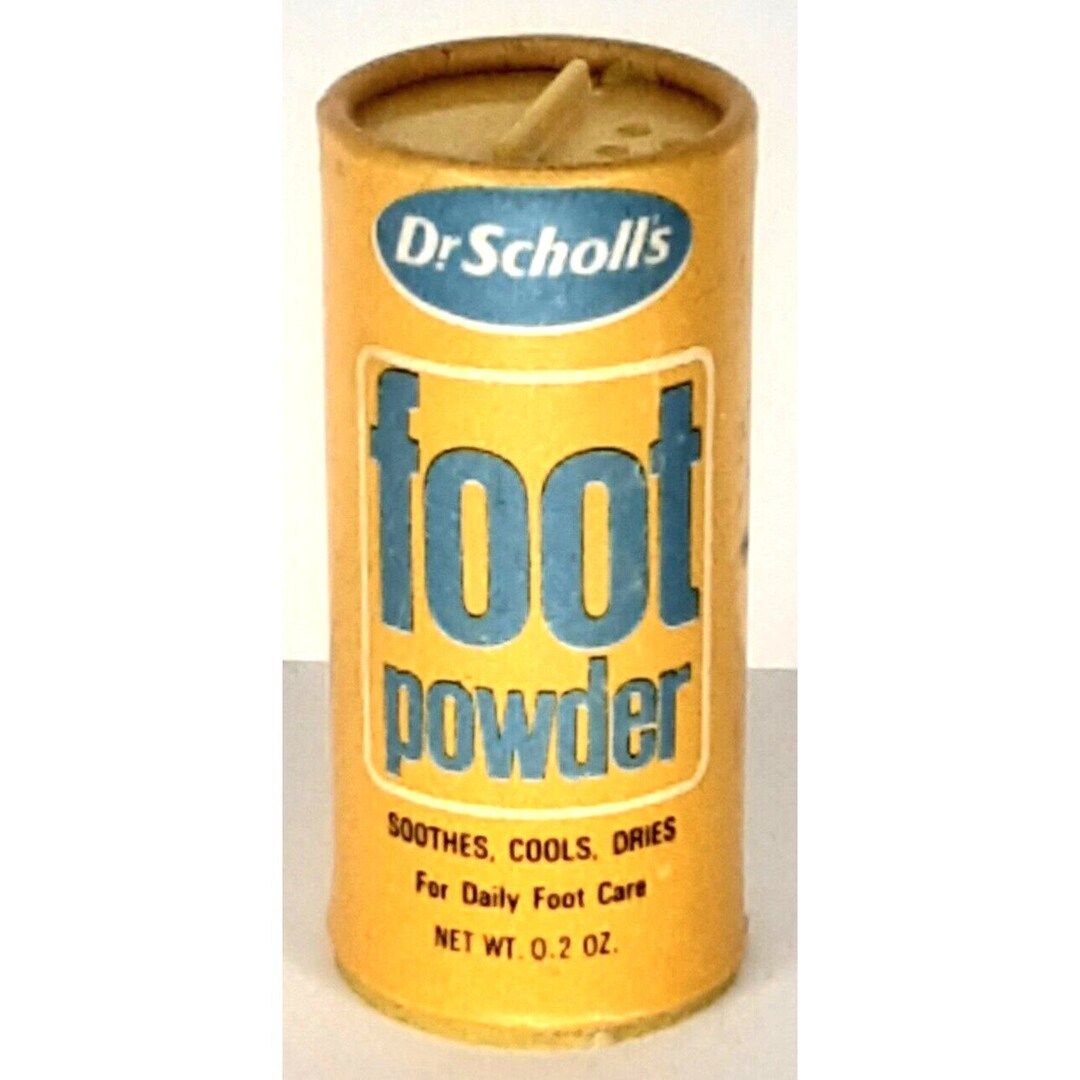 Old Stock Advertisement Dr Scholls Foot Powder Sample in Original ...